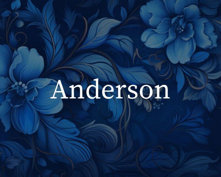 What Is The Spiritual Meaning Of The Name Anderson?