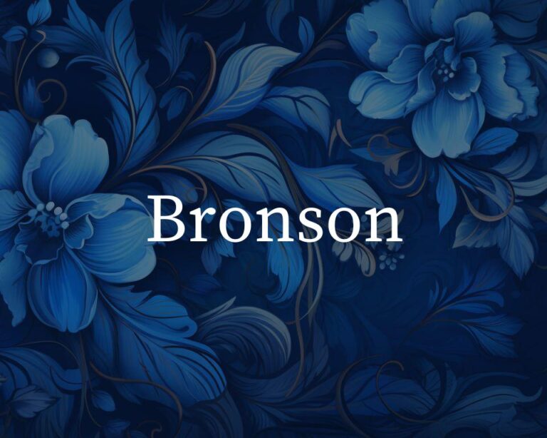 What Is The Spiritual Meaning Of The Name Bronson?