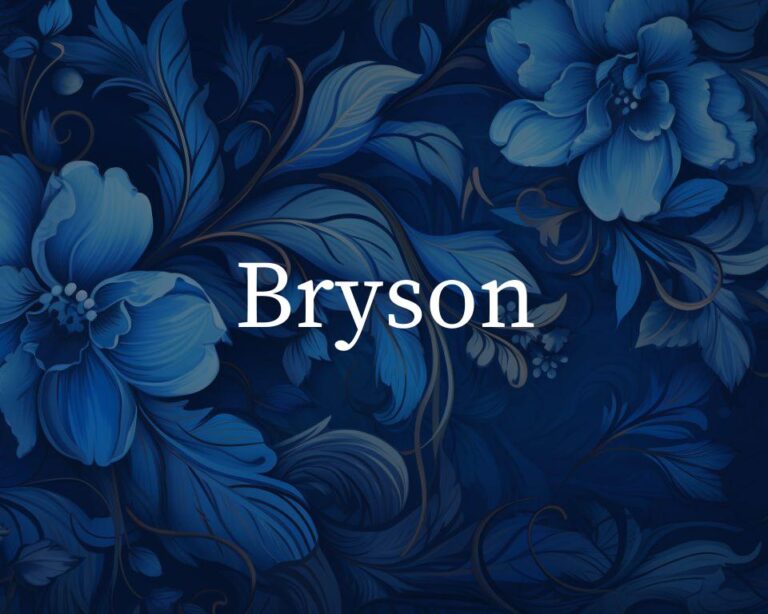 What Is The Spiritual Meaning Of The Name Bryson?