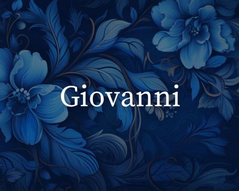 What Is The Spiritual Meaning Of The Name Giovanni?